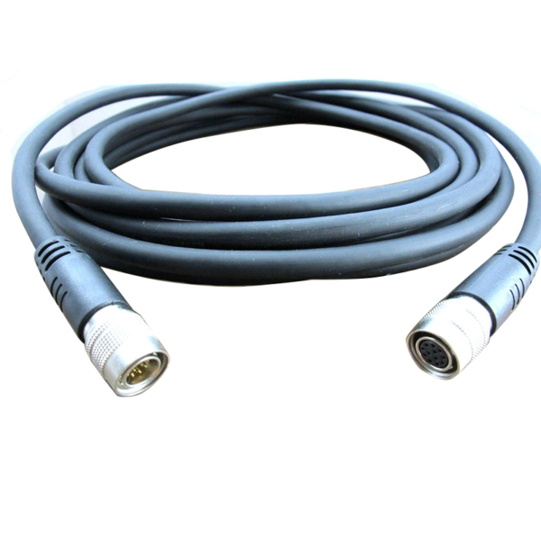 pvc flexible cable | 12Pin male to female pvc flexible cable custom ...