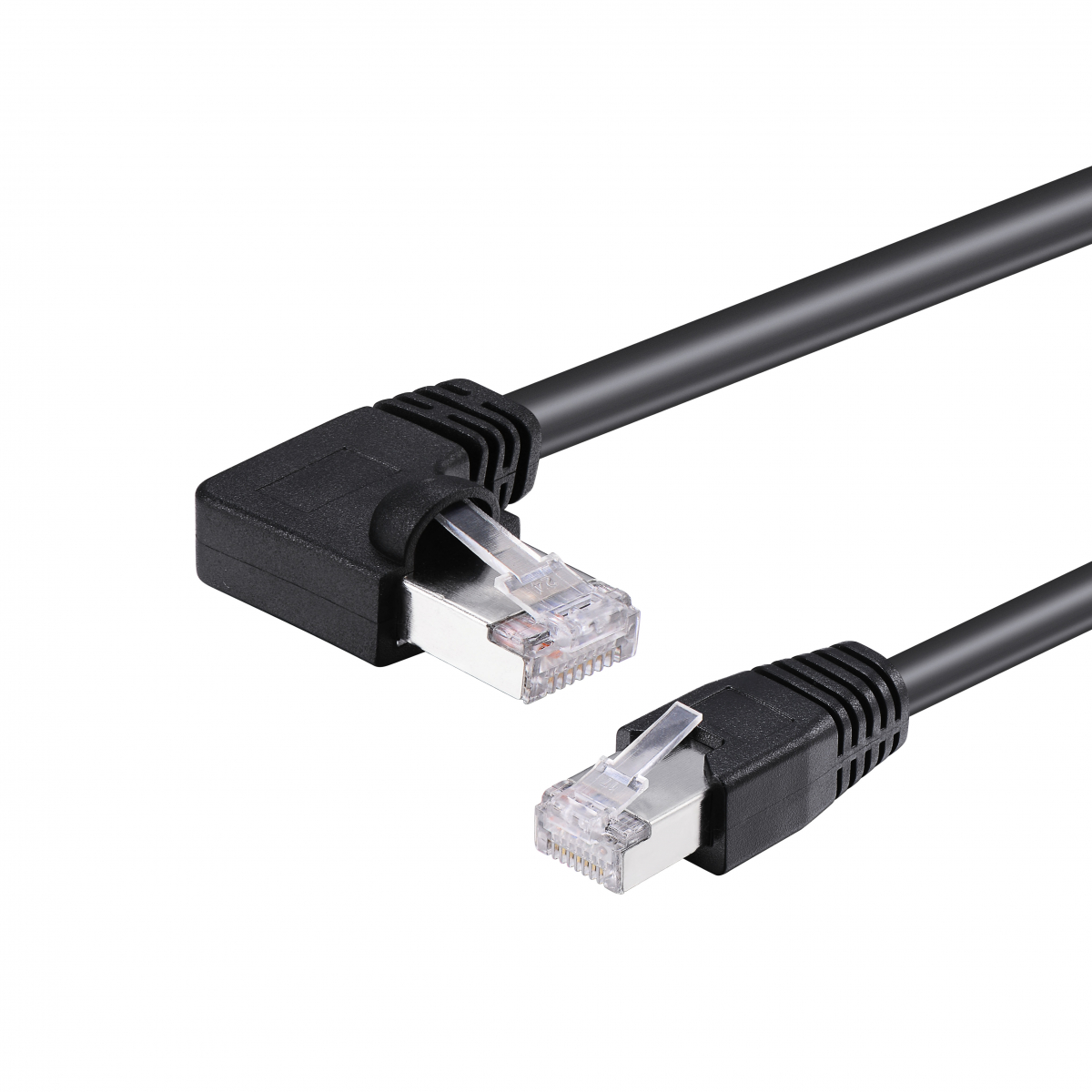 RJ45 Straight connector with screws To Straight connector GIGABit cable