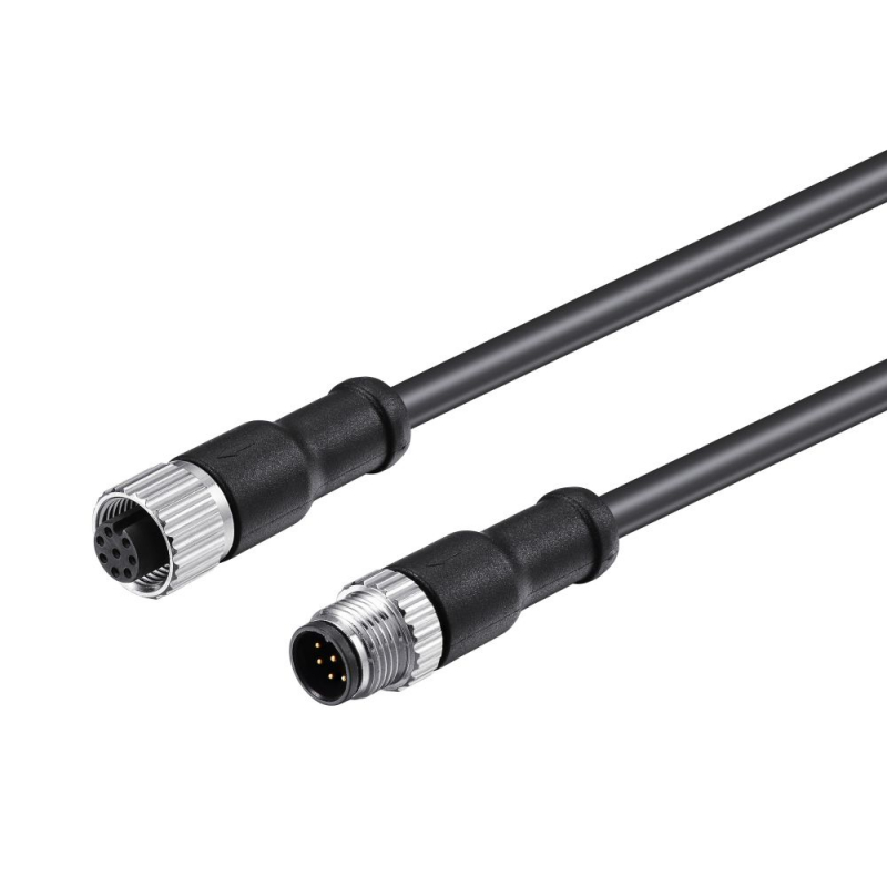 Hirose 6 Pin Male to 6 Pin Female Extension Cable for Industrial Camera